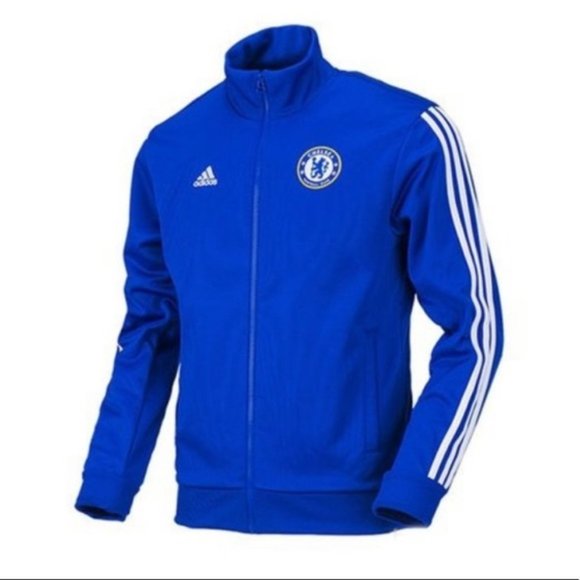 adidas | Jackets & Coats | Adidas Chelsea Football Club Zipper Jacket S ...